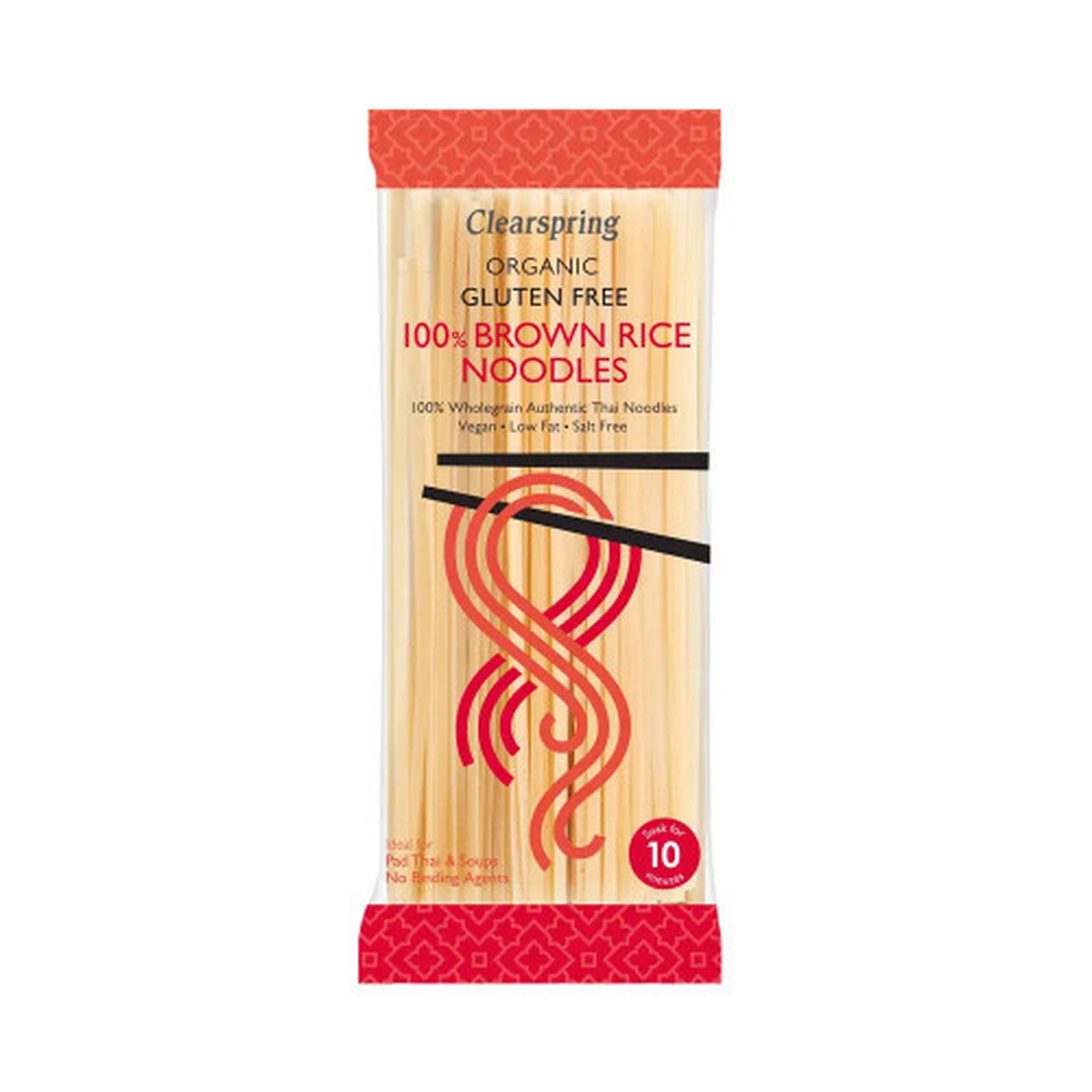 Organic Brown Rice Noodles – Gluten Free and Wholegrain (200 g ...